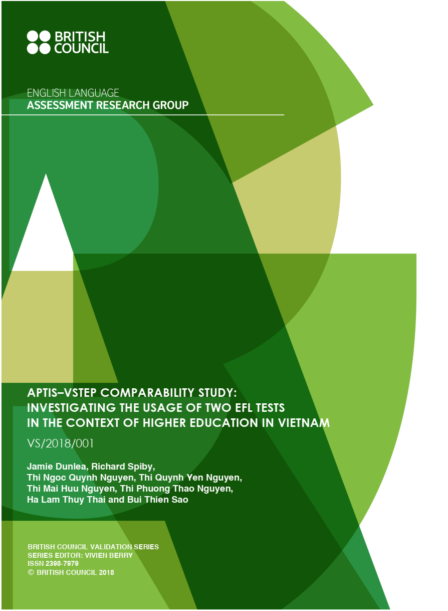 Dự án nghiên cứu: APTIS-VSTEP comparability study: Investigating the ...