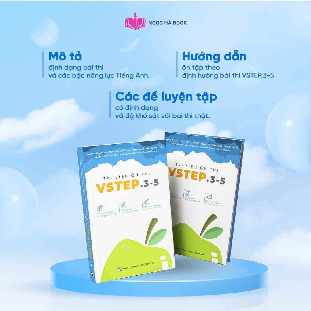 Đăng ký mua sách "Tài liệu ôn thi VSTEP.3-5" - VSTEP - Trung tâm Khảo thí - ULIS-VNU,Hanoi